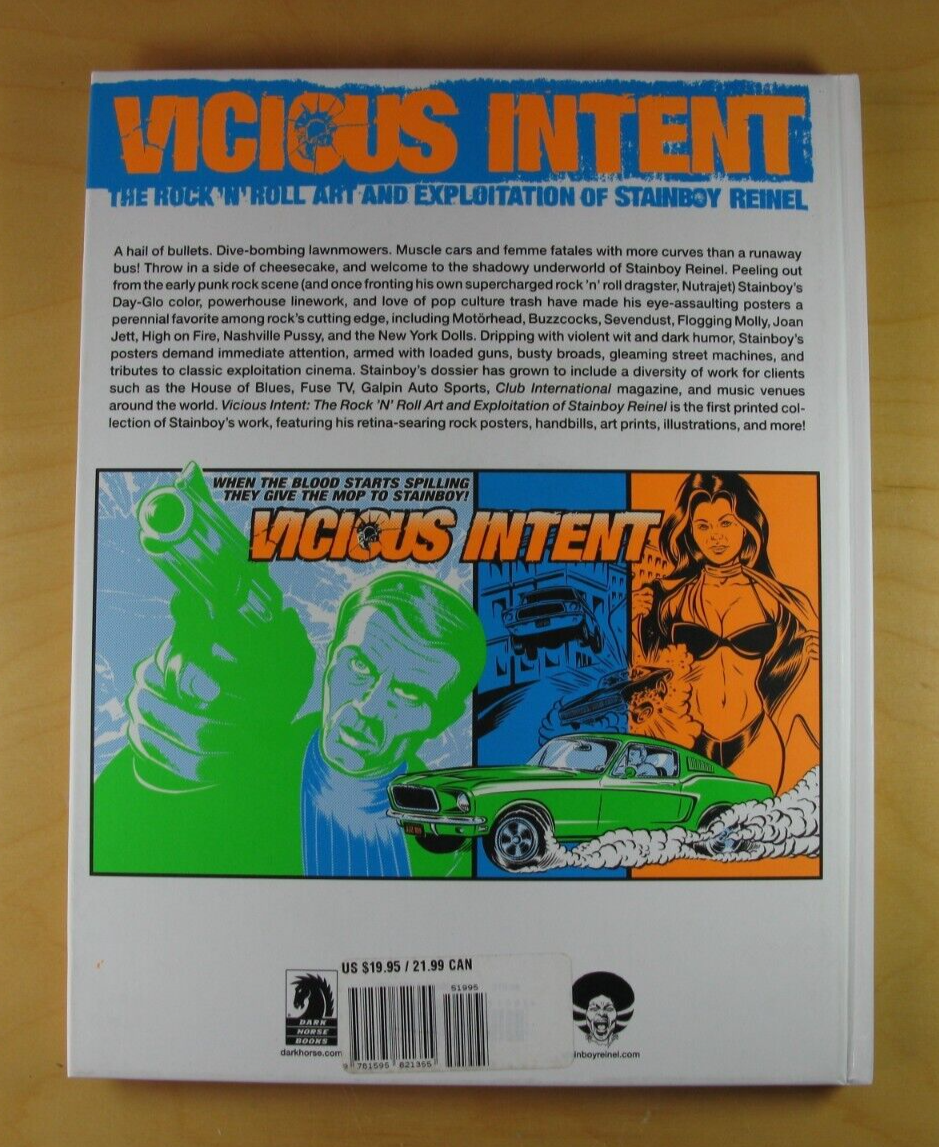 Vicious Intent: The Rock 'n' Roll Art Of Stainboy Reinel. Awesome Gig ...