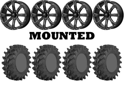 Kit 4 STI Outback Max Tires 32x9.5-14 on MSA M42 Bounty Matte Black ...