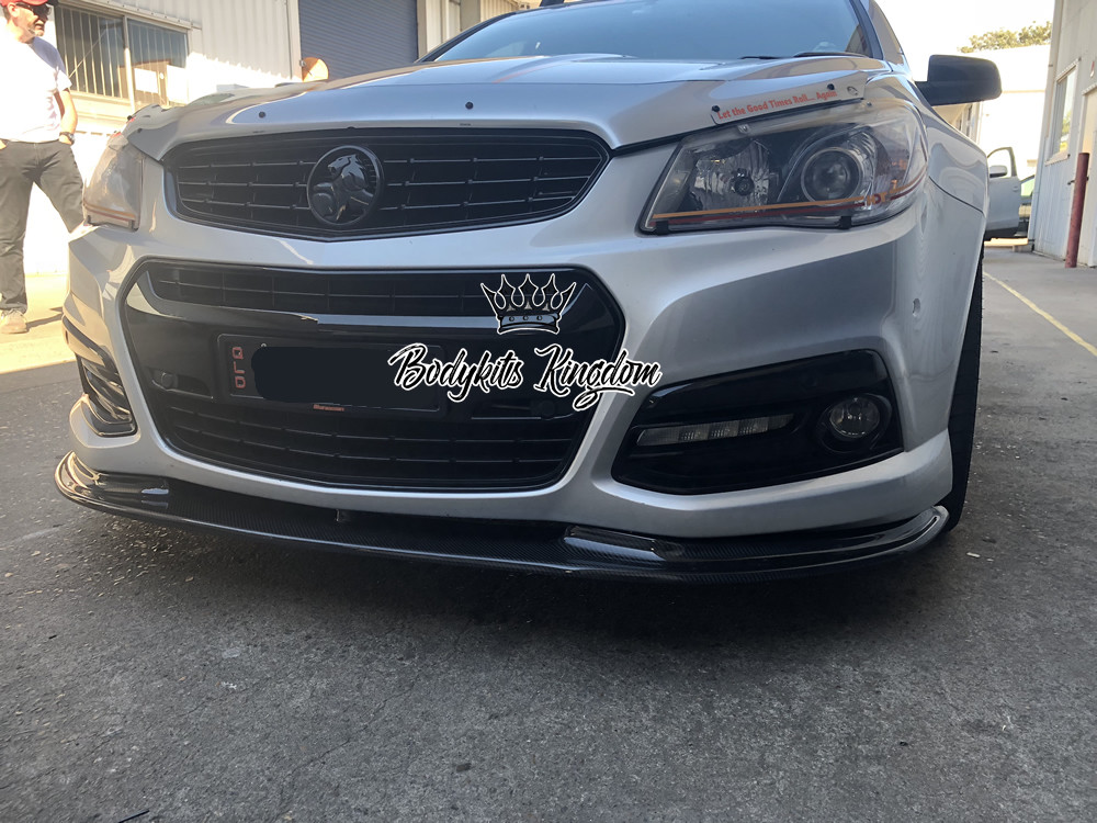 vf ss ssv series 1 carbon fiber front lip armour led wing hsv r8 ...