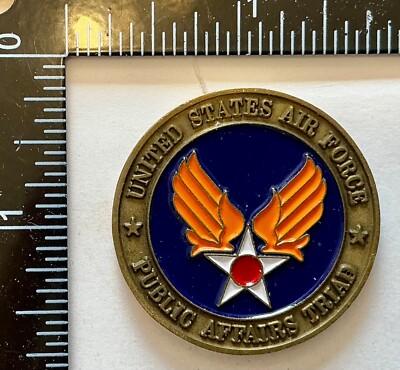 Challenge Coin USAF Public Affairs Triad Journalists Bandsmen ...