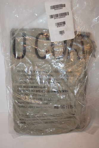 NEW Military Protective Overgarment coat Medium Reg JSLIST ACU Digital ...