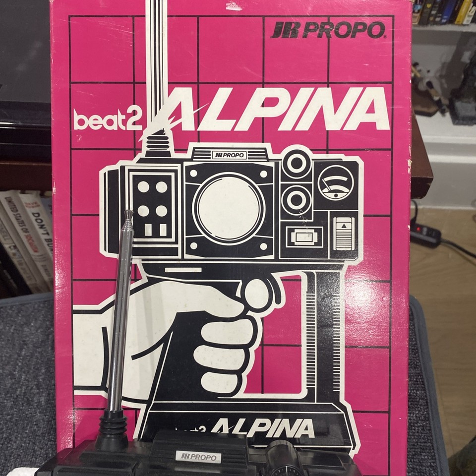JR PROPO Beat 2 ALPINA - 2 Channel RC Car Transmitter 27mhz | eBay
