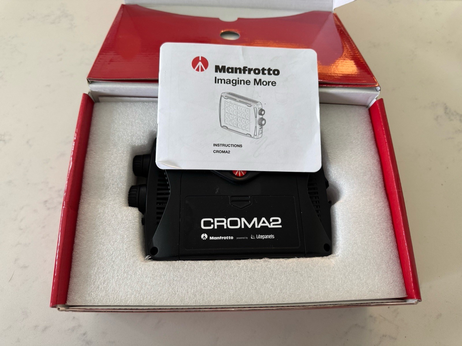 Manfrotto CROMA2 Bi-Color On-Camera LED with Gel Diffuser | eBay