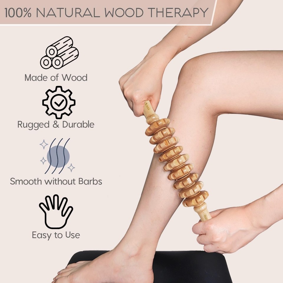 Wood Therapy Massage Tools for Fascial Massage, Cellulite, and Sore ...