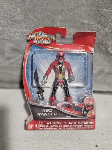 Power Rangers Super Megaforce Red Ranger Action Figure On Card 2014 Ban ...