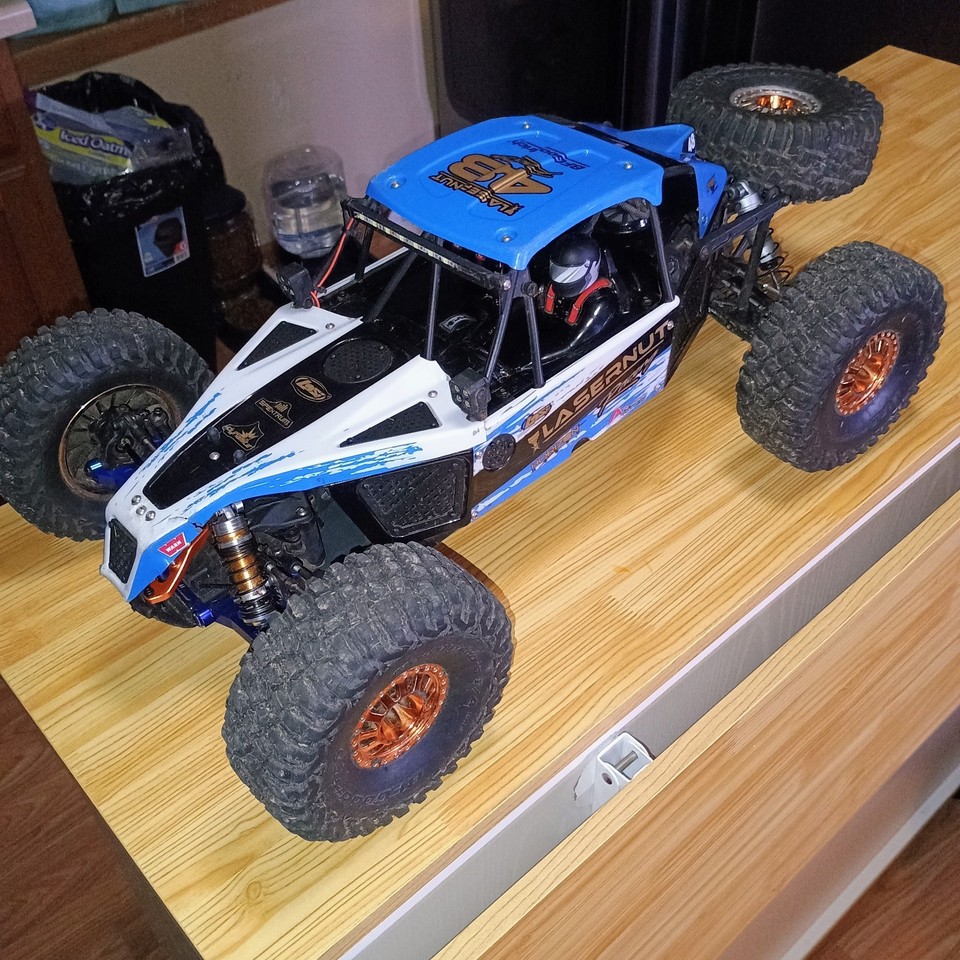 Losi Lasernut U4 1/10 4WD RTR Rock Racer with Upgrade Aluminum A Arms ...