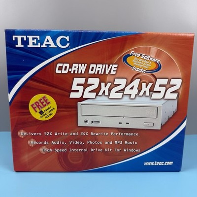 NEW ! TEAC CD-RW Drive CD-W552E/kit CD-RW DRIVE 52x24x52 CD Burner CD-R ...