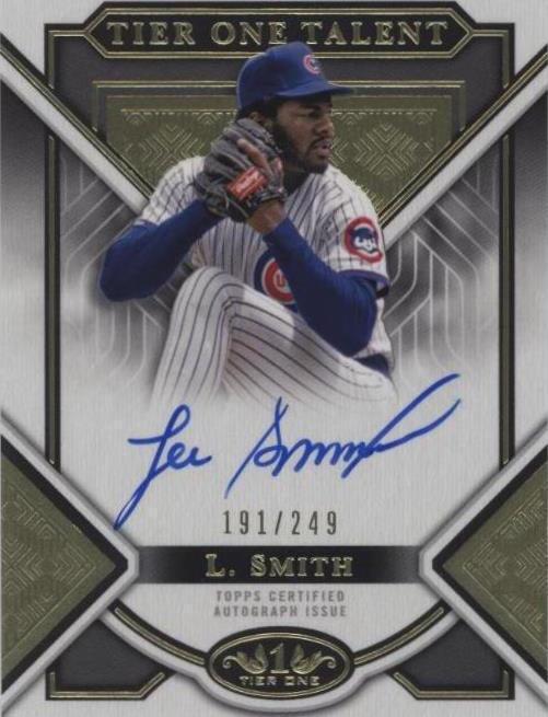 2023 Topps Tier One - Tier One Talent Autographs Lee Smith #T1TA-LS ...