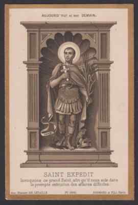 Holy card antique de San Expedito santino image pieuses estampa | eBay