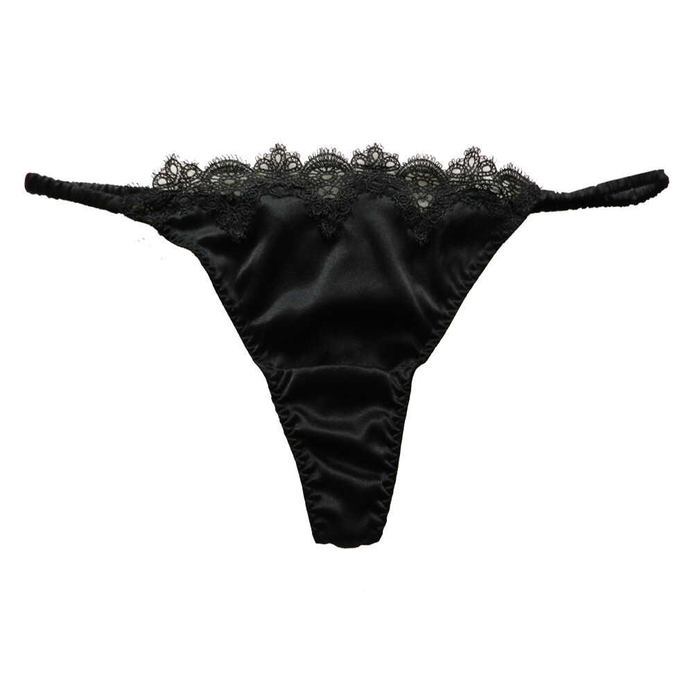 Yavorrs Womens Silk Panties G String Thong Underwear Size S M L XL 2XL ...