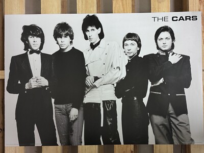 The Cars band UK POSTER Ric Ocasek Elliot Easton Greg Hawkes 24x36 ...