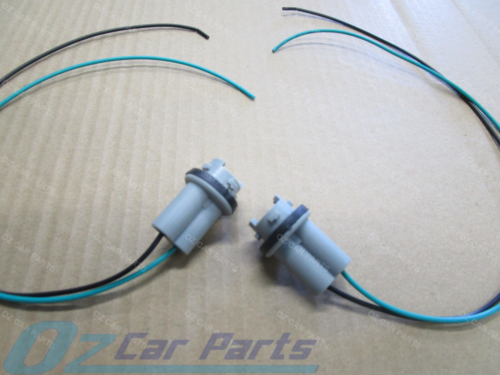 X-2 T10 194 168 W5W GLOBES PLUG WITH WIRE CONNECTOR UNIVERSAL NEW PAIR ...