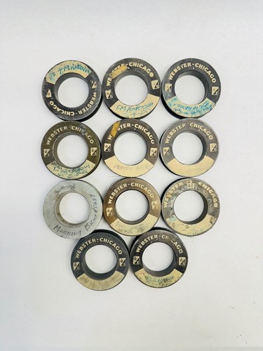 LOT OF 11 Webster-Chicago Recording Wire Spools 1950s Broadcasts ...