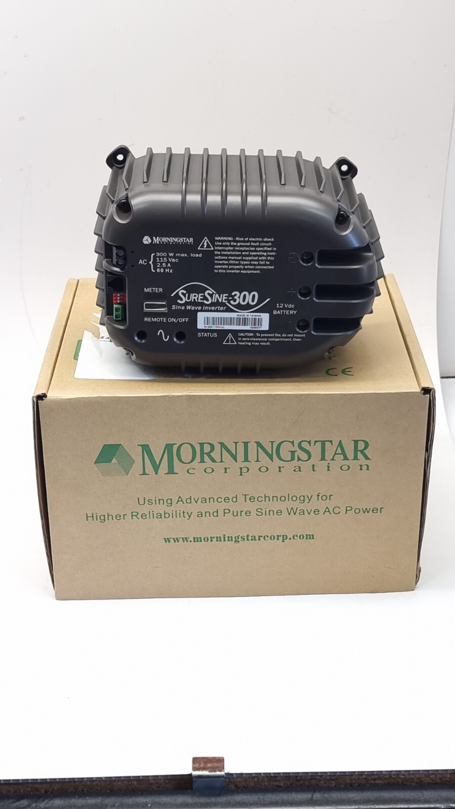 Morningstar SI-300-115V-UL SureSine 300 Sine Wave Inverter 300W 115VAC ...