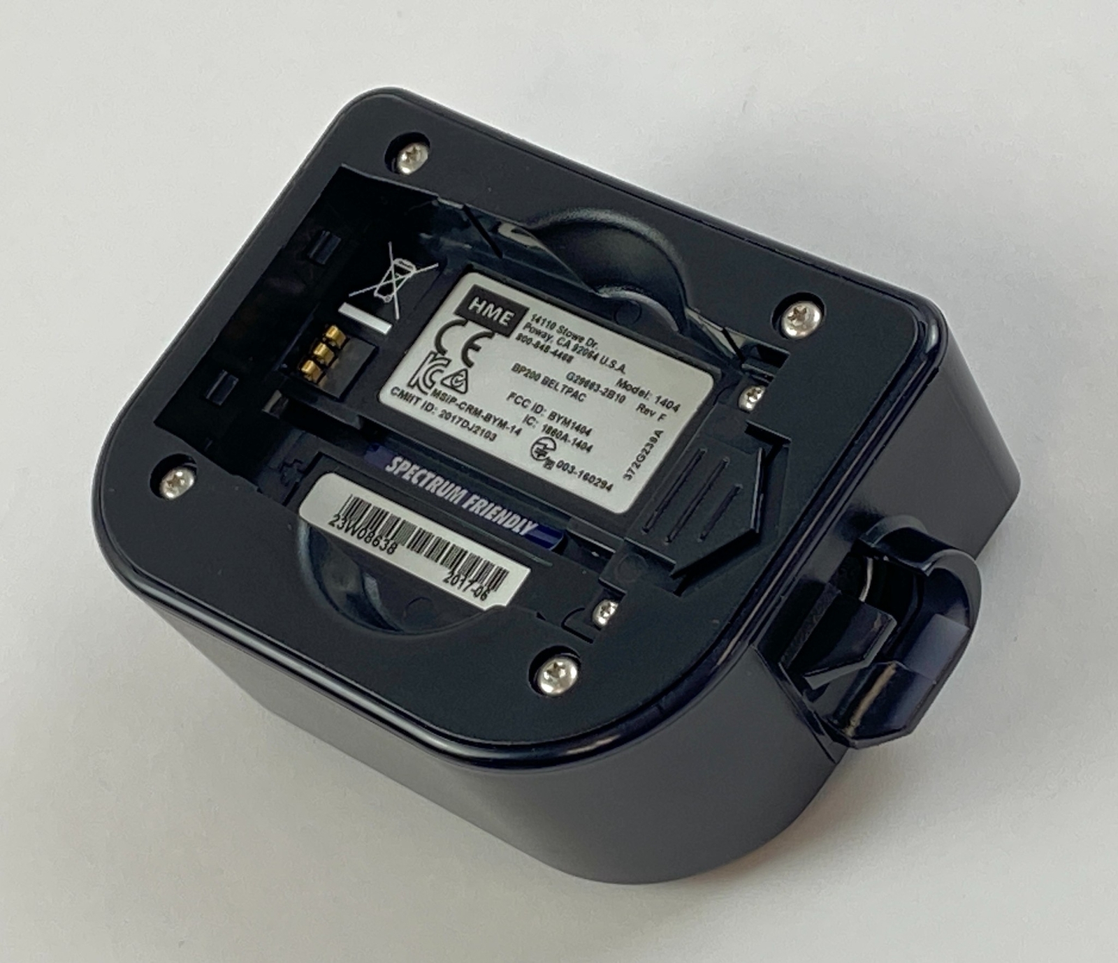 Clear-Com Beltpack BP200 with CC-15 Headset | eBay