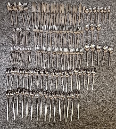 115 PCS ONEIDA Community Stainless Flatware VENETIA With Specialty ...
