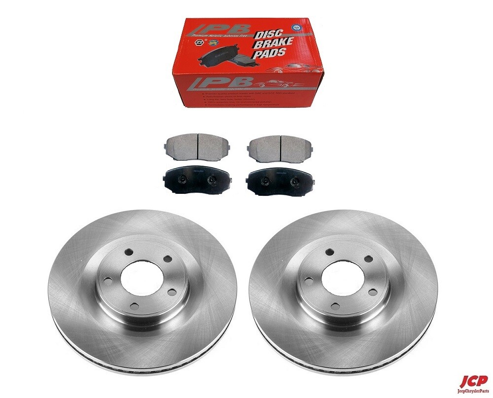 2 X FRONT BRAKE DISC 320MM + SEMI-METALLIC PADS FOR LINCLON MKX 2007 ...