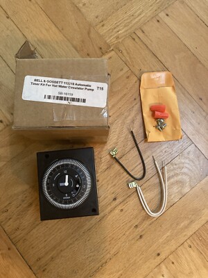 Bell & Gossett 113210 Automatic Timer Kit for Hot Water Circulator Pump ...