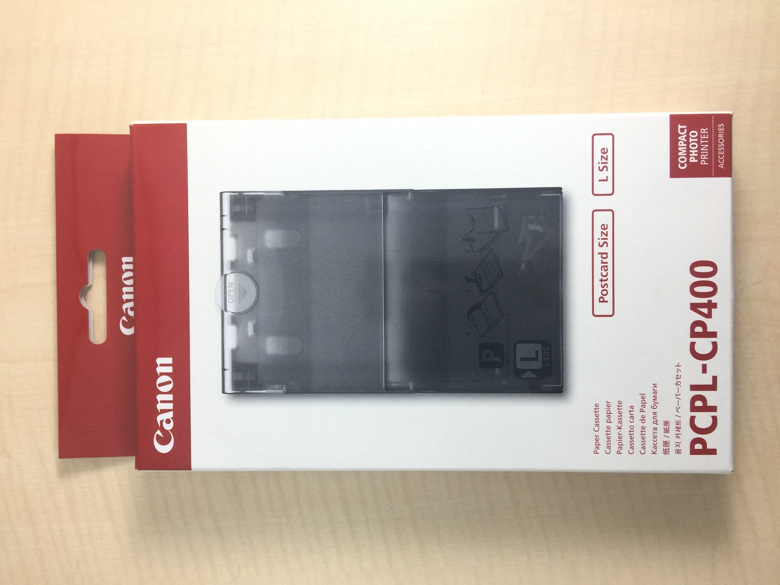 CANON paper cassette PCPL-CP400 for the post card size or L size ...