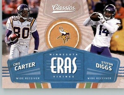 2018 Panini Classics ERAS Insert #5 Chris Carter & Stefon Diggs ...