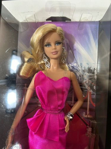 The Barbie Look Red Carpet Magenta Dress Black Label Doll, NRFB | eBay