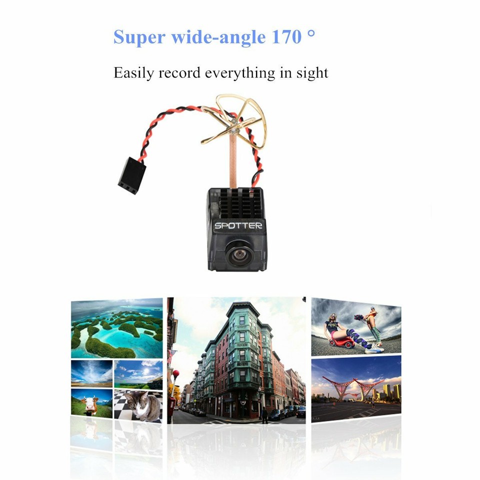 Spotter V2 5.8G Micro FPV AIO Camera OSD FOV 170° 700TVL 40CH Video ...