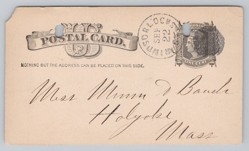 1884 George P Clark Windsor Locks CT Postcard | eBay