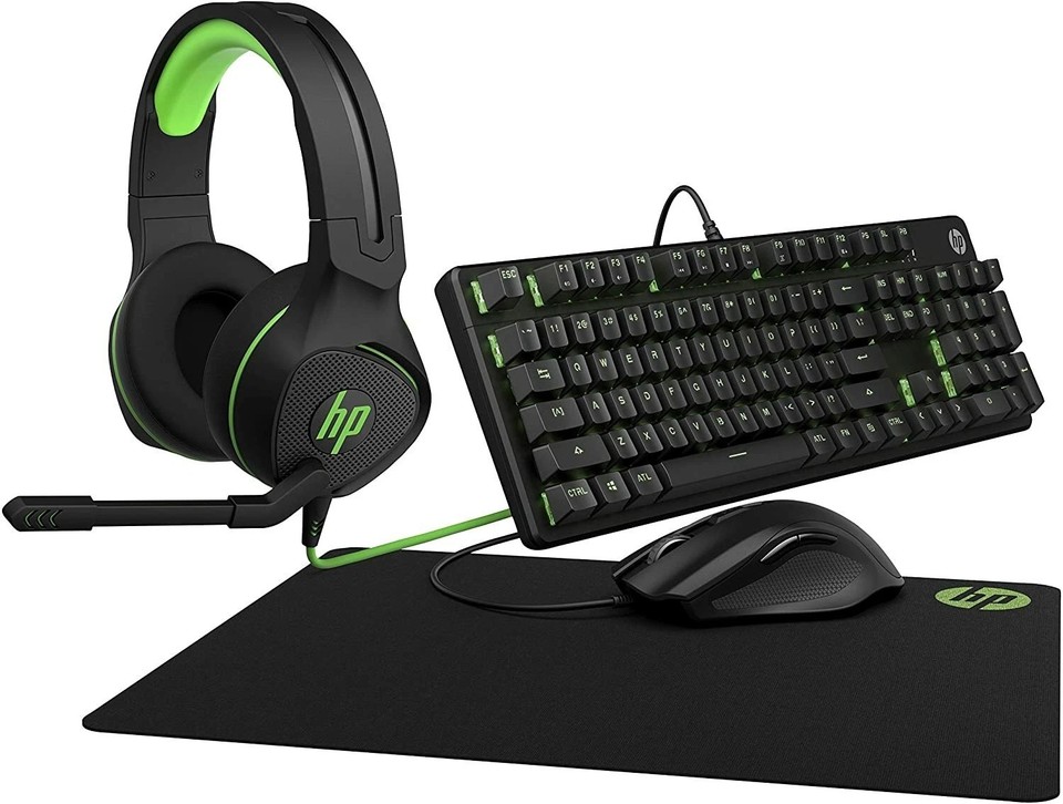 HP Gaming Mouse, Keyboard, Headset, Pad (HP Gaming Kit) | eBay