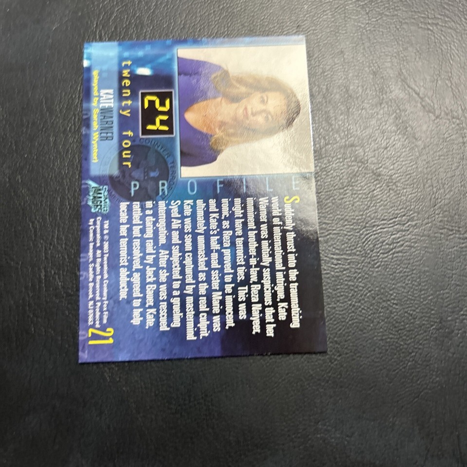 Jb11b Twenty Four 24 2003 Comic Images #21 Kate Warner Sarah Wynter | eBay