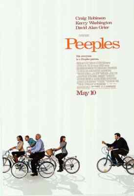 PEEPLES ORIGINAL 27x40 MOVIE POSTER (2013) ROBINSON & WASHINGTON | eBay
