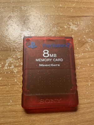 Sony Playstation 2 PS2 Official OEM MagicGate 8MB Memory Card SCPH ...
