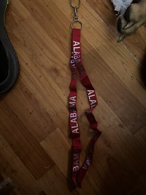 Alabama Crimson Tide 21" Lanyard Key Chain NCAA Licensed | eBay