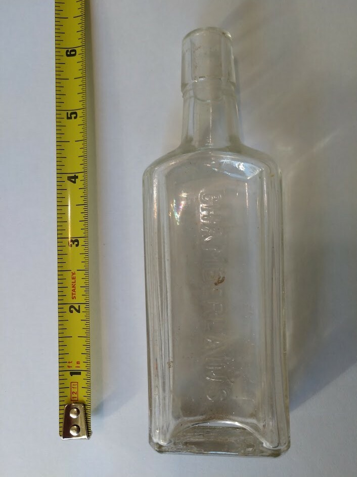 Vintage Embossed Glass CHAMBERLAIN'S Medicine Bottle Made in USA Cough ...