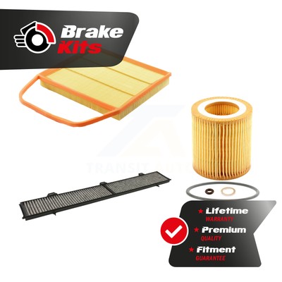 Air Cabin Engine Cartridge Oil Filters (3 Total) Kit For 2007-2011 BMW ...