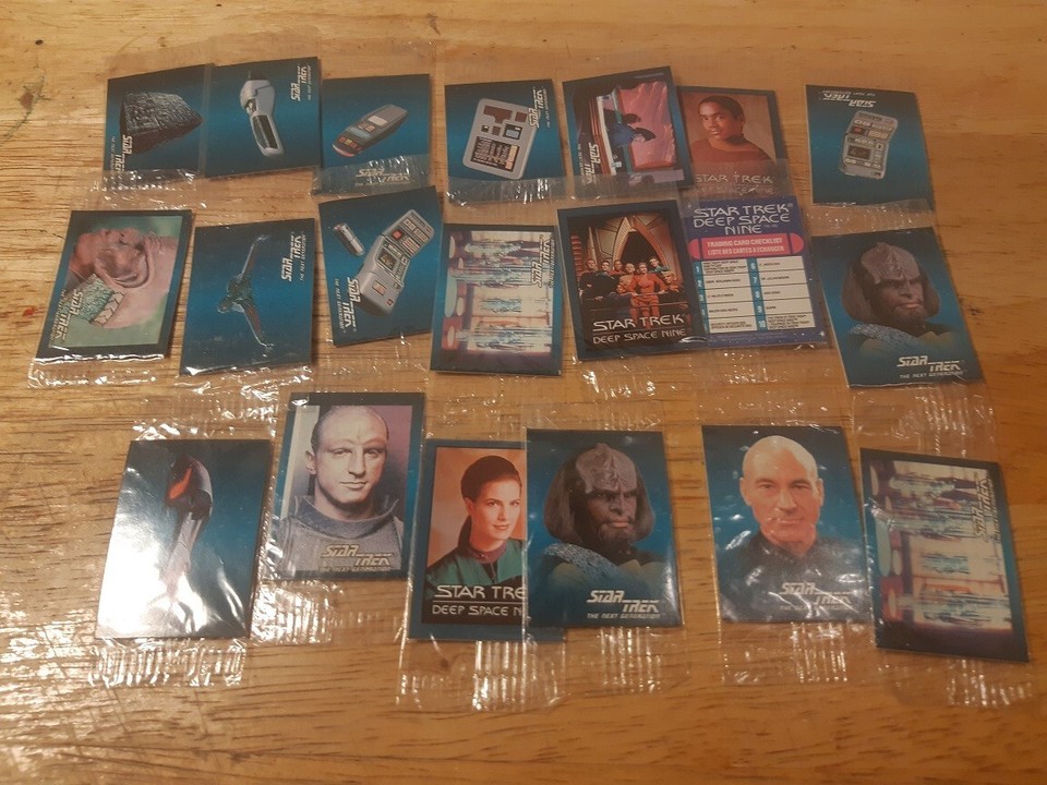 1993 Star Trek Hostess Frito Lay Mini Cards Lot of 63 | eBay