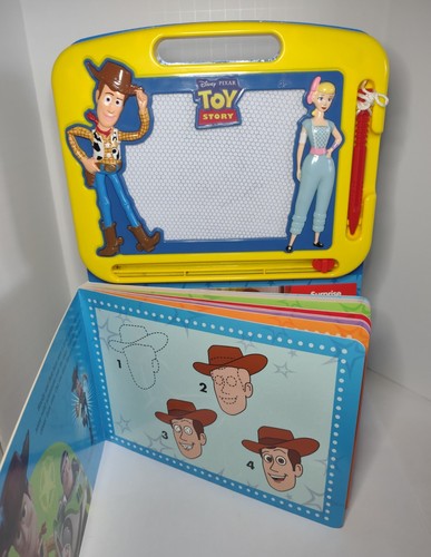 Disney PIXAR Toy Story Book and Erasable Magnetic Drawing Board Set Stencils | eBay