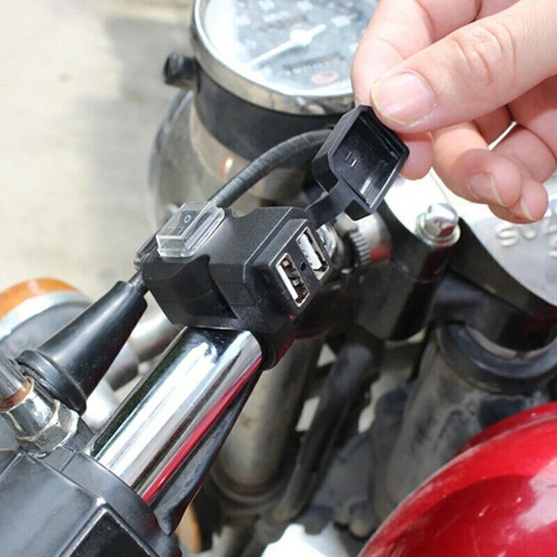 Waterproof Motorbike Motorcycle USB Charger Power Adapter Socket For ...
