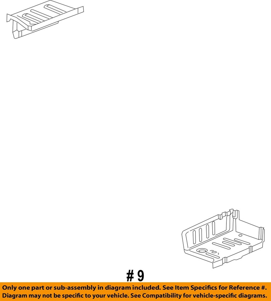 GM OEM 16-24 Camaro Rear Body Floor Floor Rails-Floor Extn 23286352 | eBay