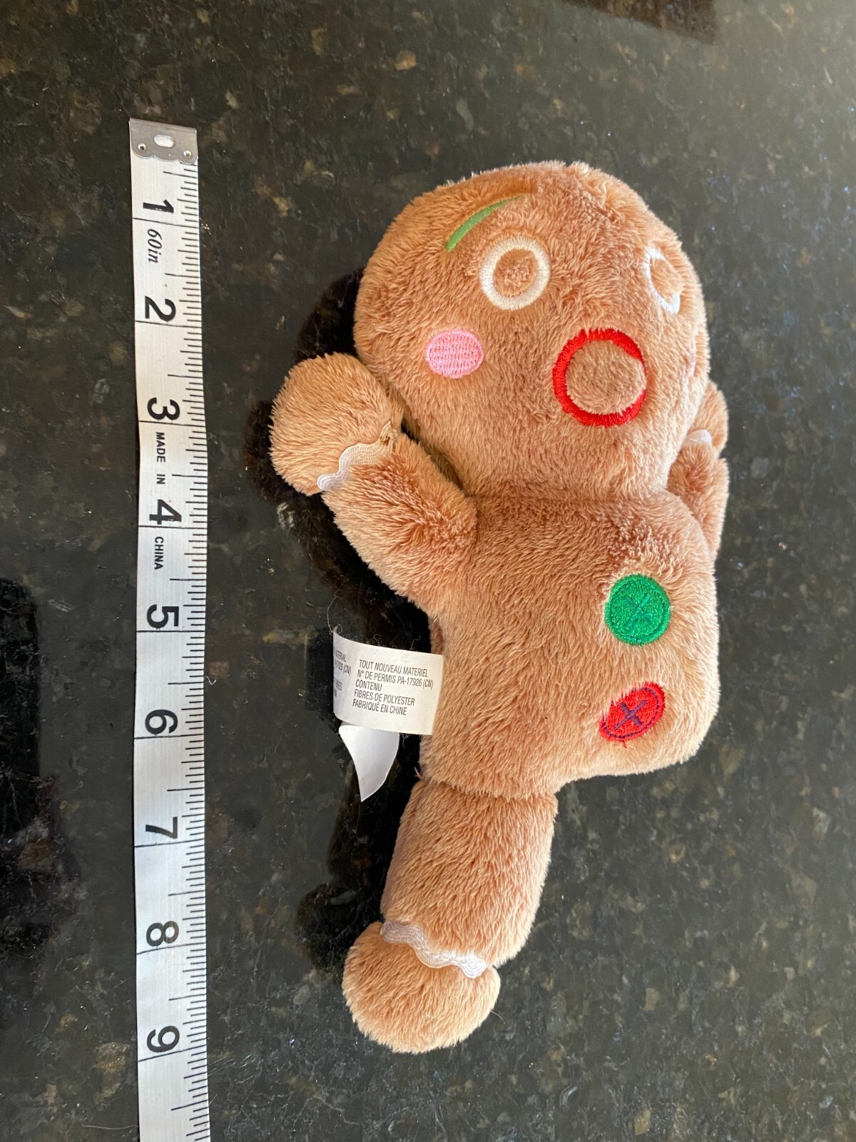RARE Occasions Gingerbread Man missing one leg plush stuffed animal 9 ...
