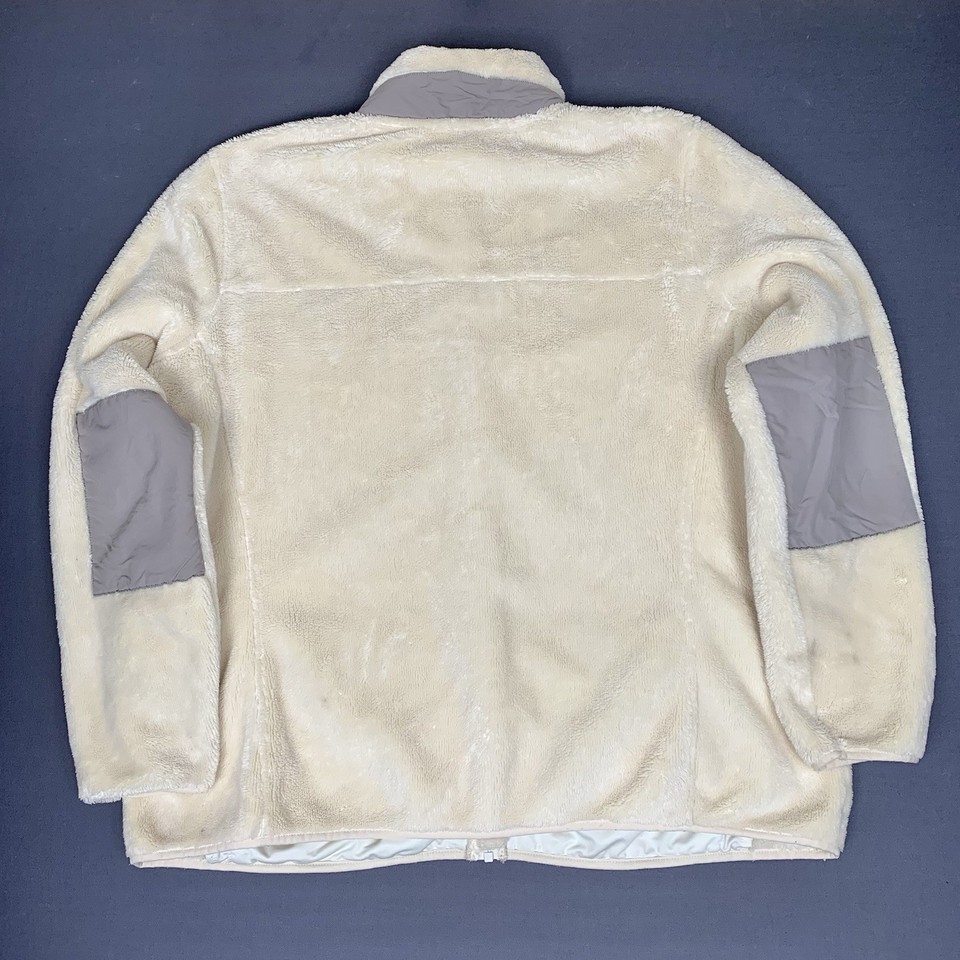 L.L.Bean Hi-Pile Fleece Full Zip Sweater Jacket Men’s Size 3XL, Cream ...