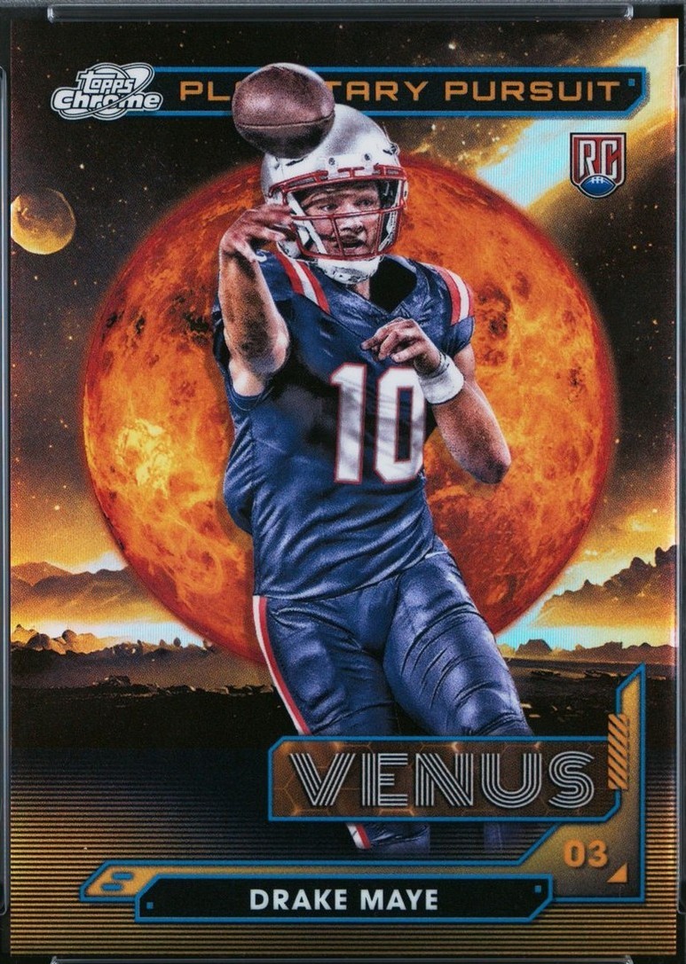 2024 Topps Cosmic Chrome - Planetary Pursuit Drake Maye #PPV-DM Venus ...