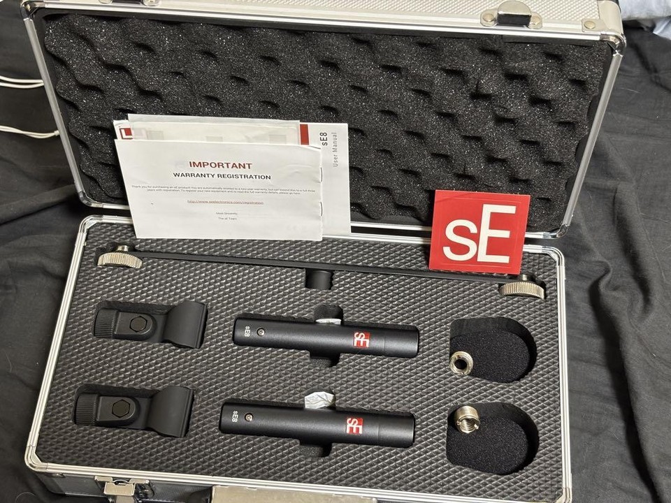 SE Electronics SE8 Omni Pair Matched Condenser Microphones Used ...