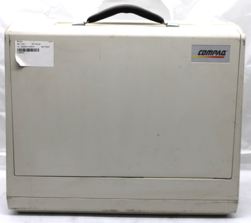 COMPAQ Plus Vintage Personal Portable Desktop Computer - Powers-On | eBay