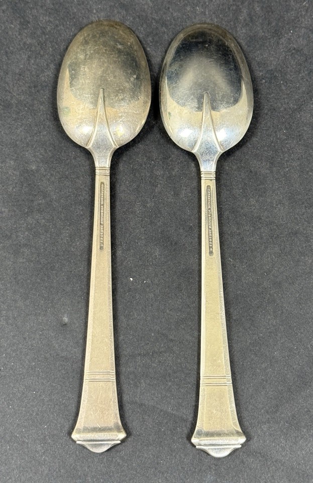 Pair of Tiffany & Co. Sterling Silver 'Windham' Pattern Spoons Flatware ...