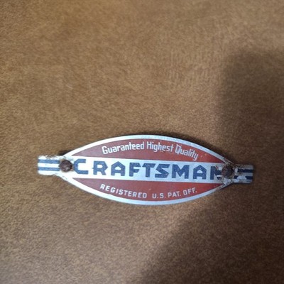 Vintage Craftsman Emblem Badge From craftsman Tool Box lot O | eBay