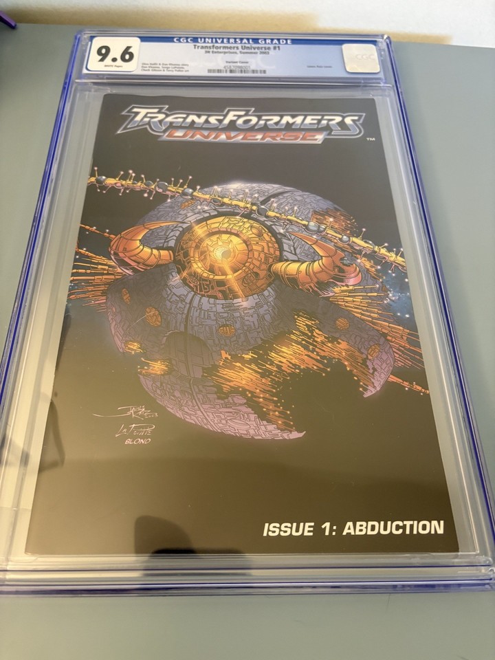TRANSFORMERS UNIVERSE #1 - OTFCC James Raiz Unicron Variant - CGC 9.6 ...