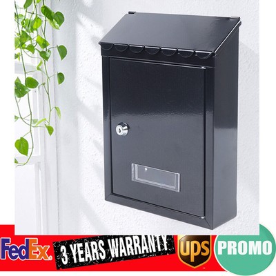 Modern Outdoor Waterproof Extra Large Drop Box Wall Mounted Mailbox ...