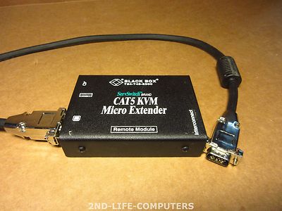 BLACK BOX ACU3001A ServSwitch CAT5 KVM Micro Extender REMOTE MODULE ...