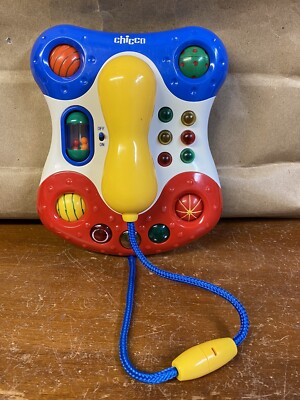 Chicco Rainbow Activity Pull Along Toy Phone | eBay