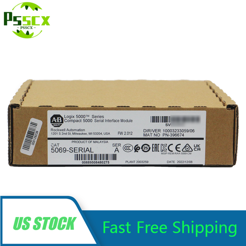 NEW Allen-Bradley AB 5069-SERIAL Compact Logix 5000 Interface Module ...